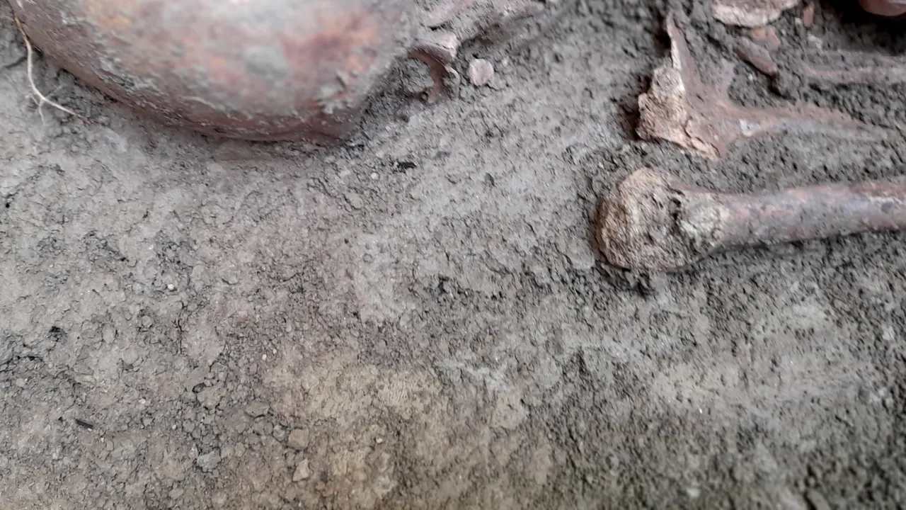 Cea mai mare groapă comună din Europa. Aproximativ 1.000 de schelete ...