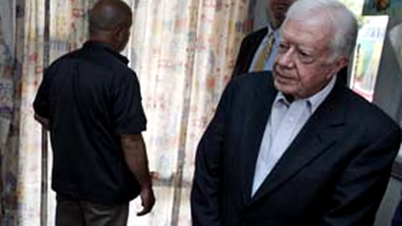 Jimmy Carter, împiedicat de autorităţile israeliene să meargă în Fâşia Gaza