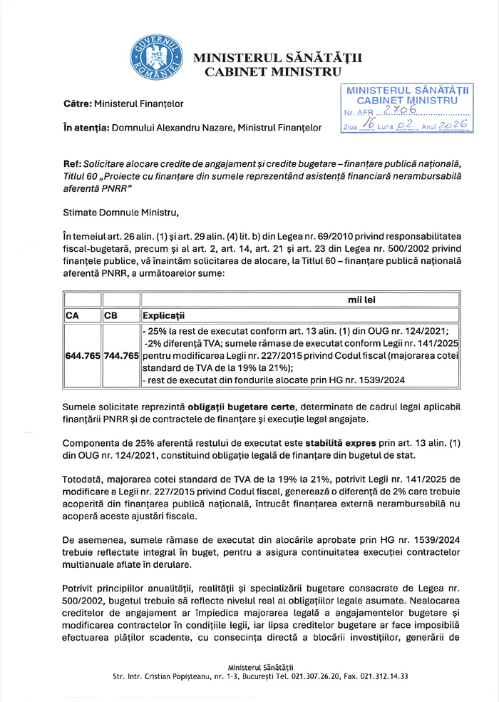 Alexandru Rogobete, mesaj despre finanțarea spitalelor din PNRR și ...